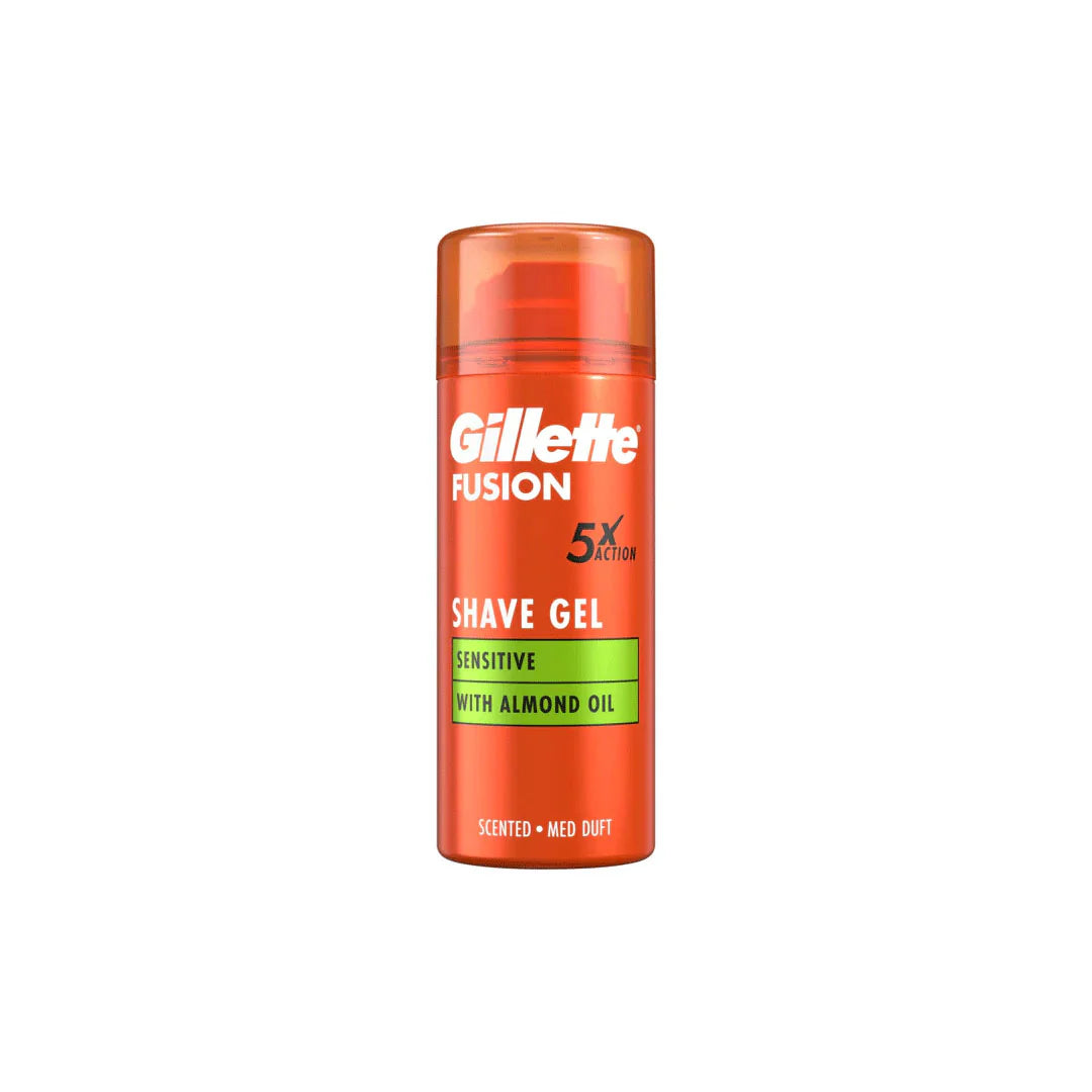 Gillette Fusion Sensitive 5X Action Shave Gel 75ml – choicemall