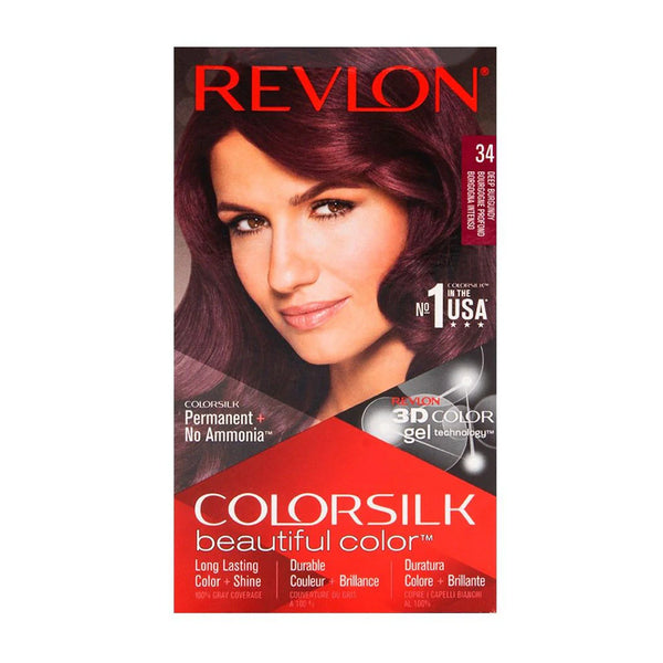 Revlon Color Silk Hair Color 130ml - 34 Deep Burgundy – choicemall