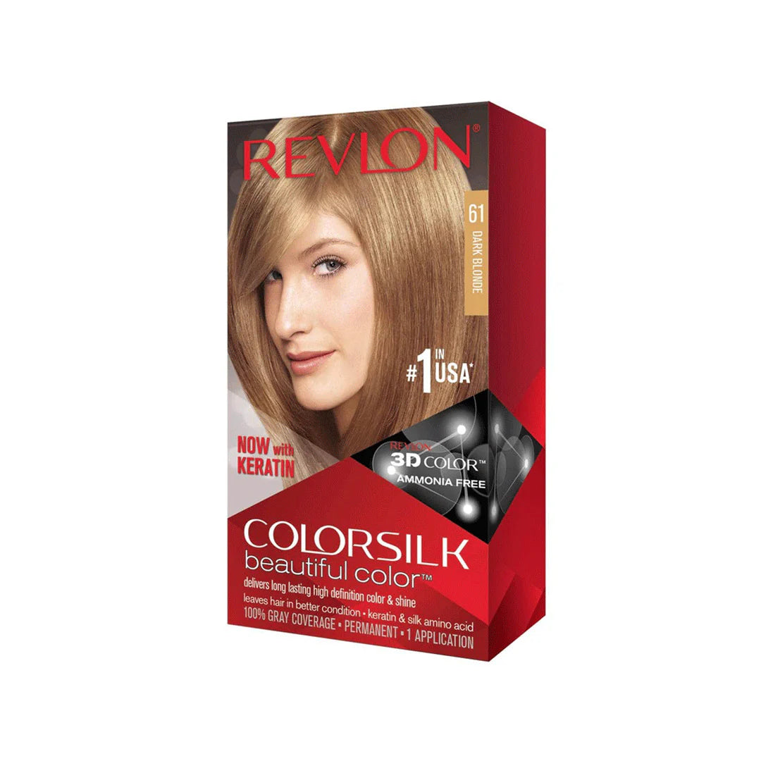 Revlon Silk - 61 Dark Blonde Hair Color – choicemall