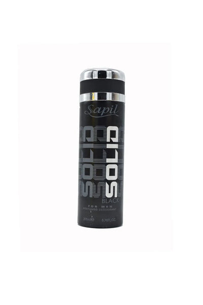 Sapil Solid Black Body Spary For Men 200ml – choicemall