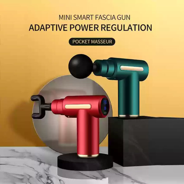 Rechargeable Massage Gun with LED Touch - Deep Tissue Relief & Recovery ...