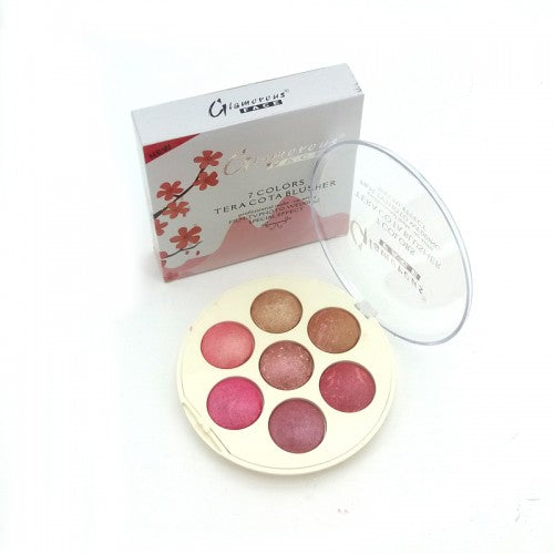 Clamorous Face 7 Colors Tera Cota Blusher Palette – choicemall