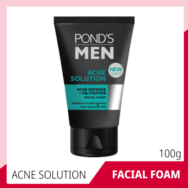 Ponds 100G Men Anti Acne Solution Face Wash - Cozmetica – choicemall