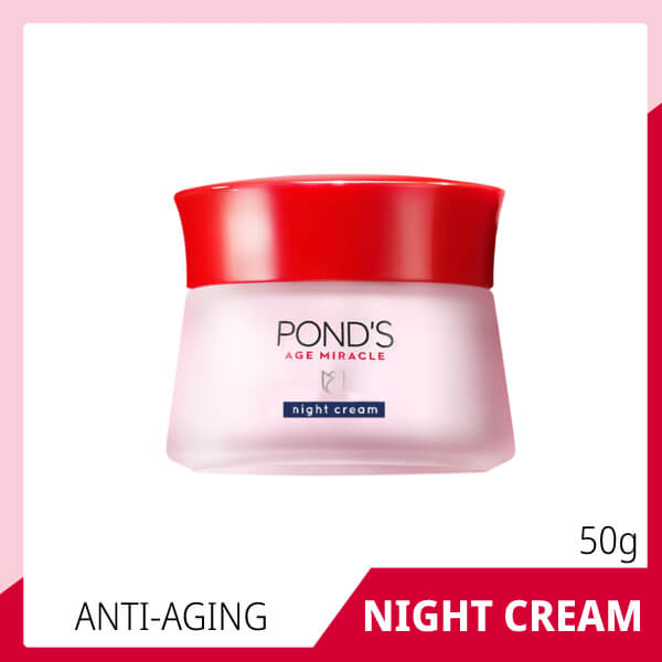 Ponds 50G Age Miracle (Jar) Night Cream - Cozmetica – choicemall